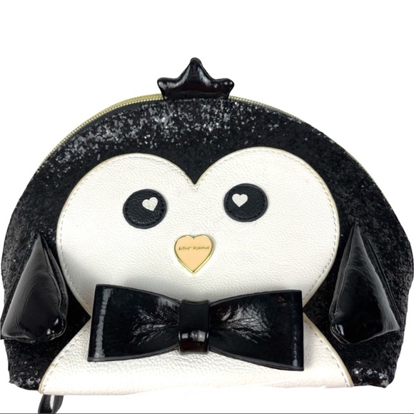 Betsey Johnson | Bags | Betsey Johnson Penguin Make Up Bag | Poshmark